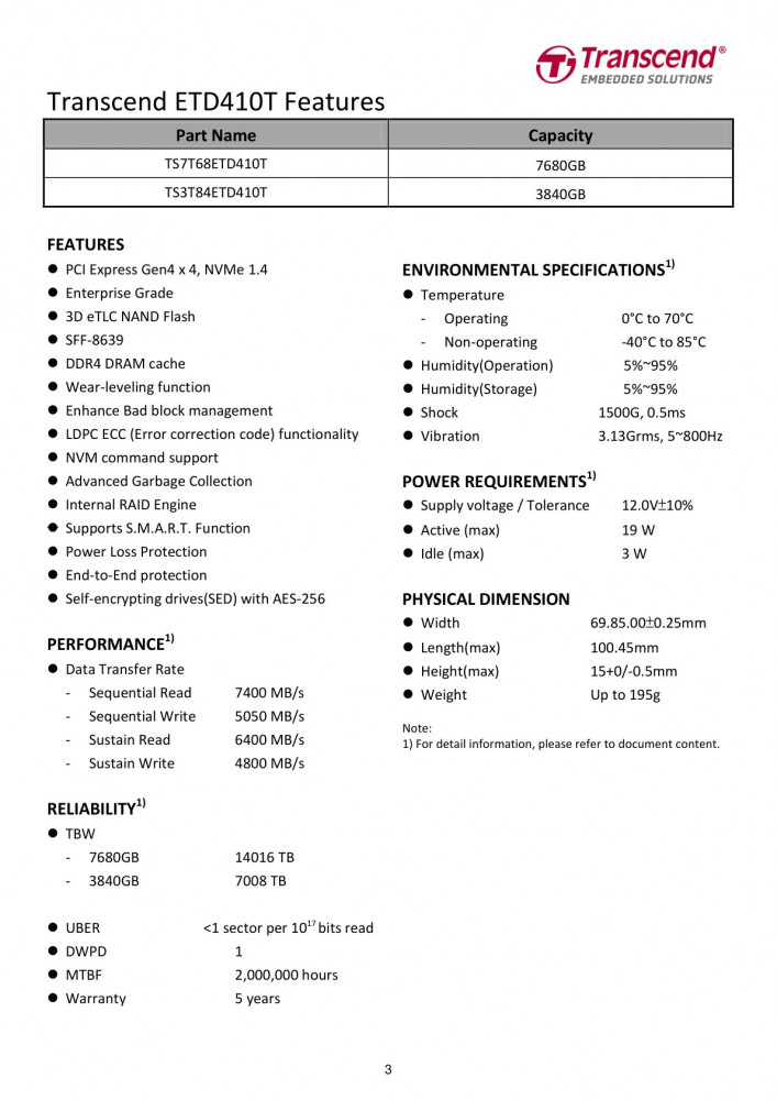Technical document page 3