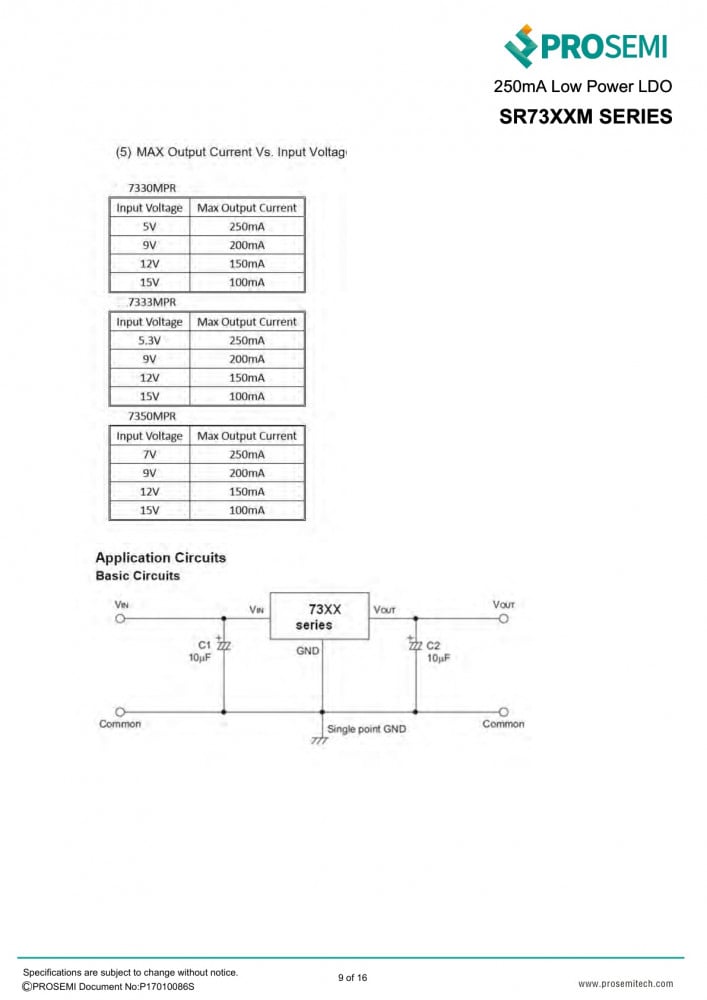 SR7330MPR datasheet page 9