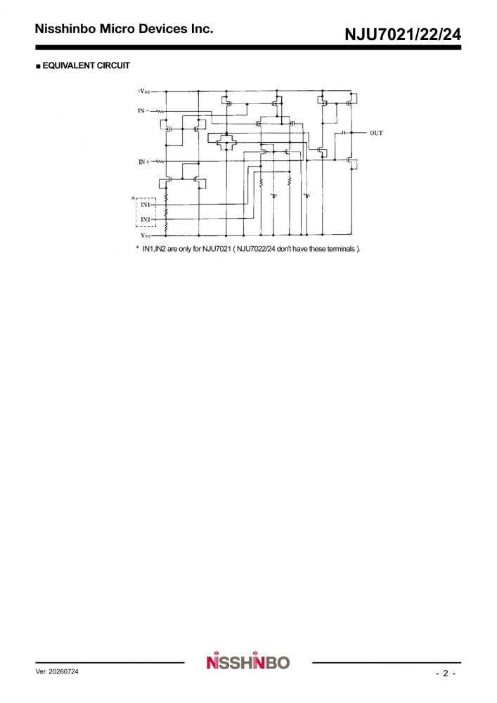 NJU7022 technical document page 2
