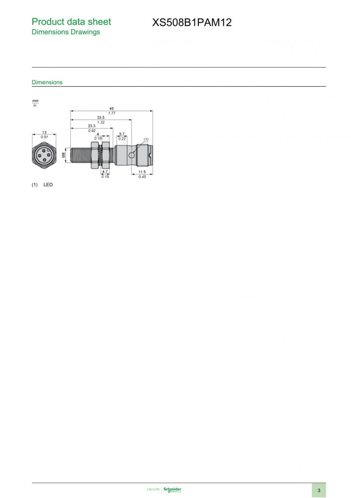 XS508B1PAM12 technical document page 3