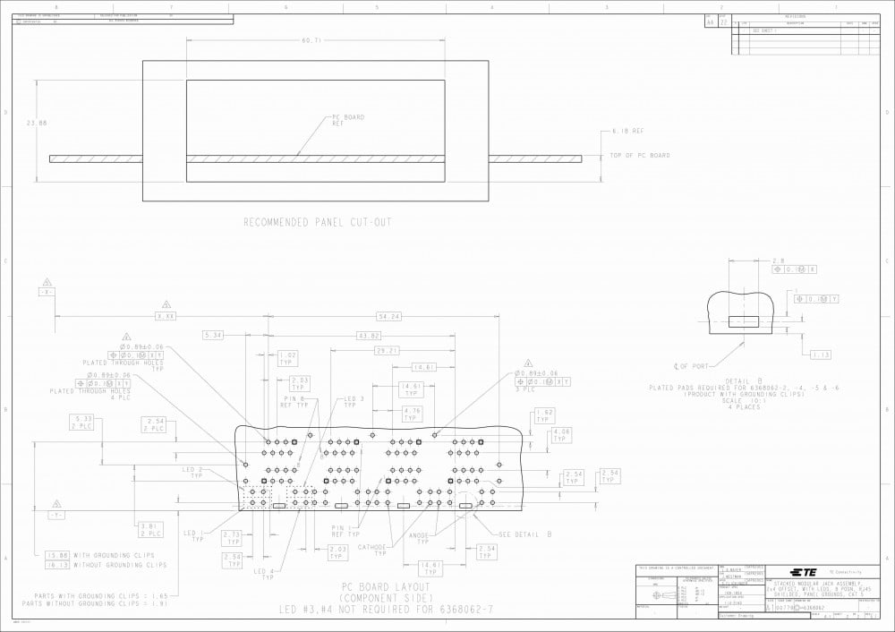 TE Connectivity 6368062 customer drawing page 2
