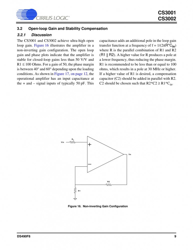 CS3001-IS datasheet page 9