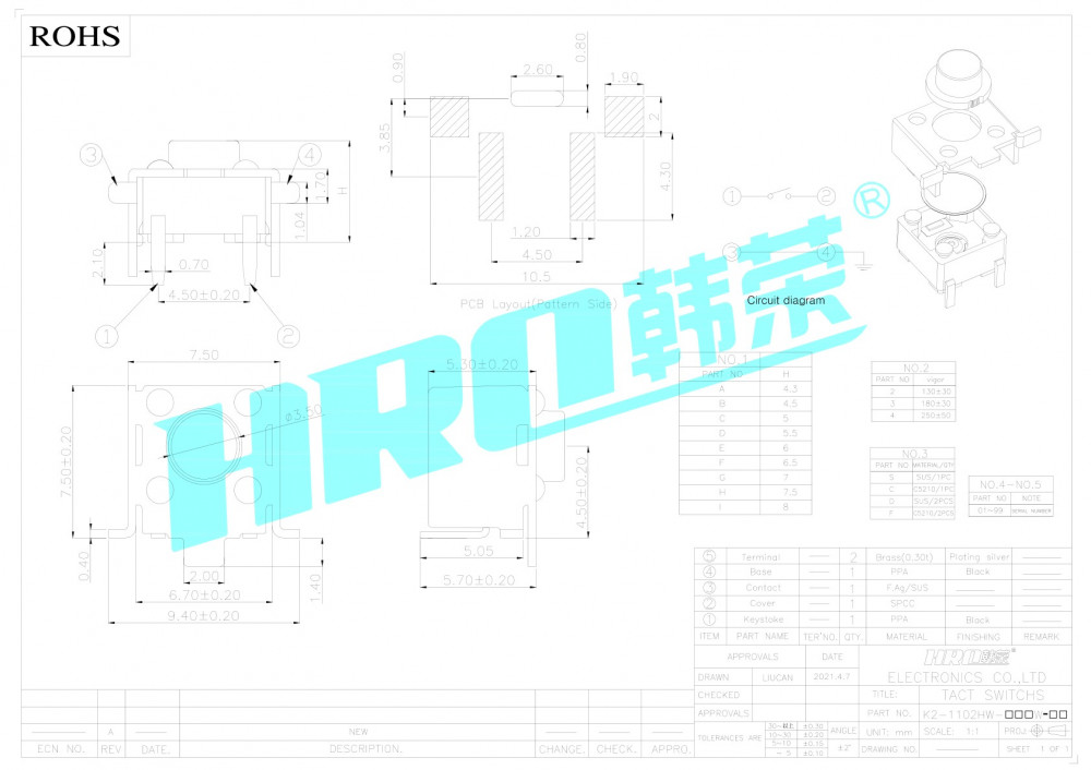 K2-1102HW-E4CW-01 technical drawing preview