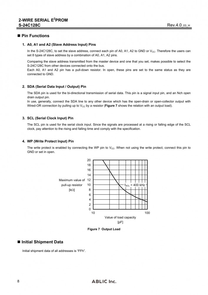 S-24C128C datasheet page 8