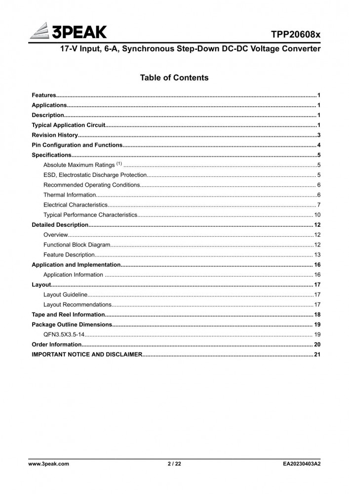 TPP206081-QFMR datasheet page 2