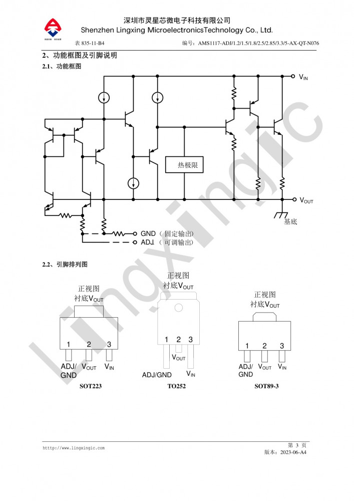AMS1117-5.0V datasheet page 5