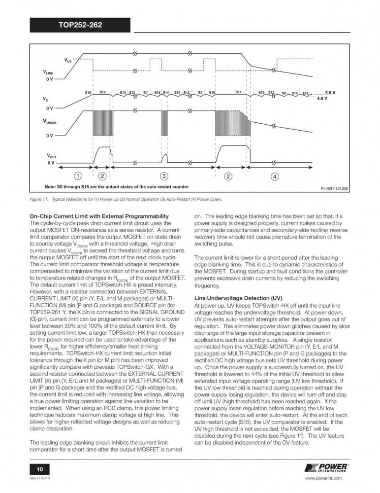 TOPSwitch-HX datasheet page 10