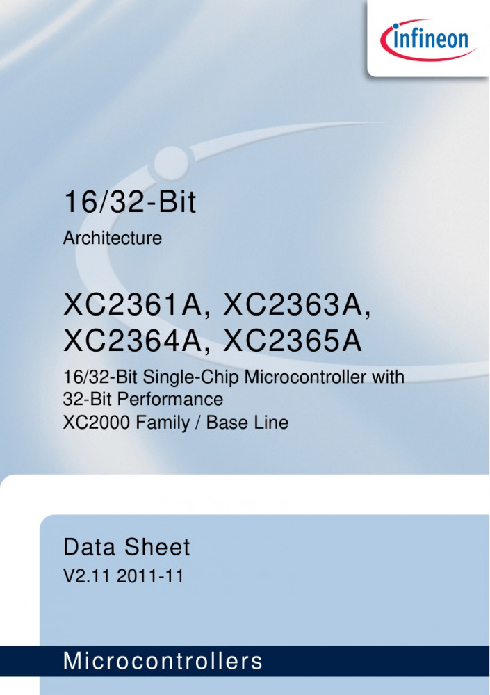 Datasheet page 1