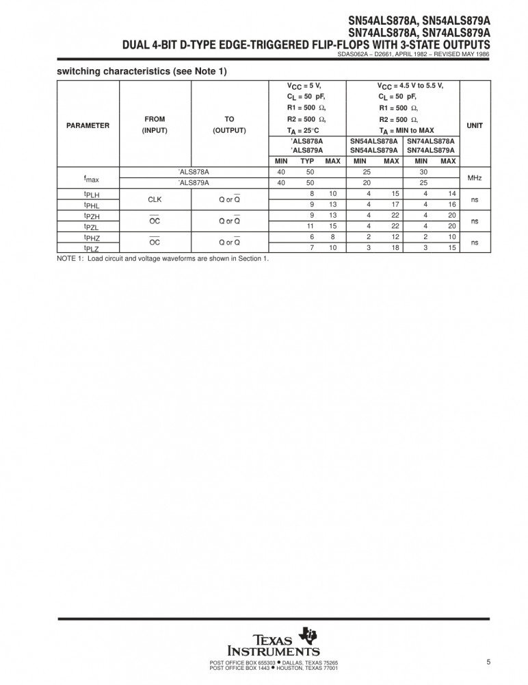 74ALS993NT technical document page 7