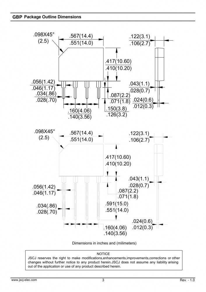 JSCJ GBP308 datasheet page 3