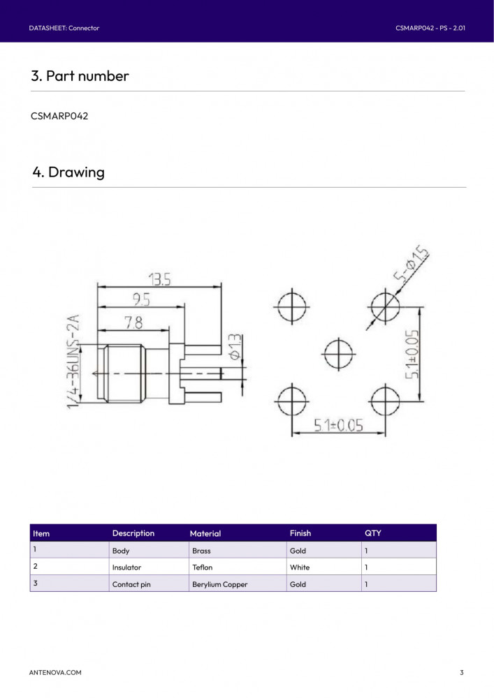 CSMARP042 datasheet page 3