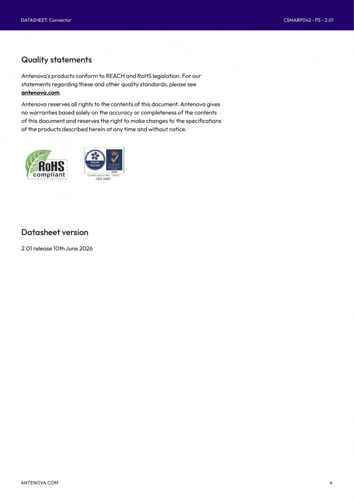 CSMARP042 datasheet page 4