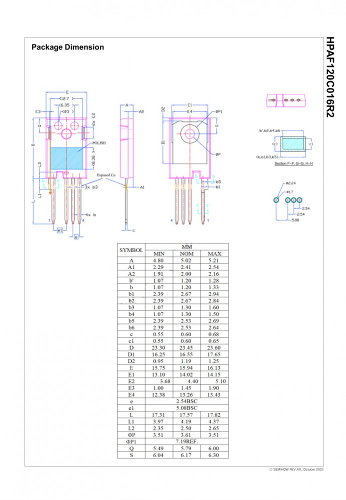 HPAF120C016R2 datasheet page 7