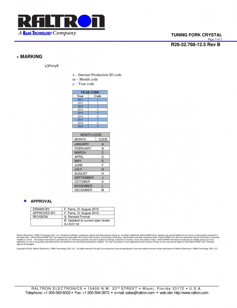 R26-32.768-12.5 datasheet page 3