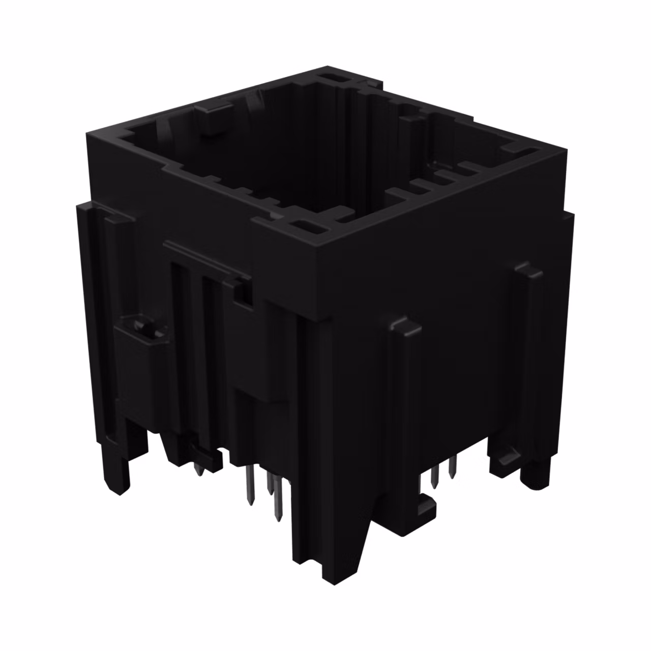 stAK50h Vertical Hybrid Header, 32 Circuits, Key 1, Black, Tray for sale