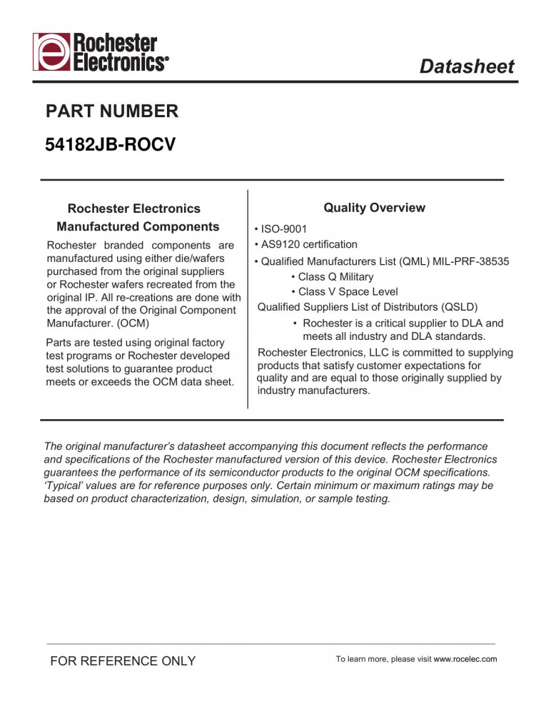 54182J/B technical document page 1