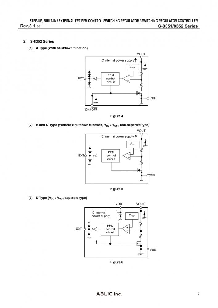 ABLIC S-8352 datasheet page 3