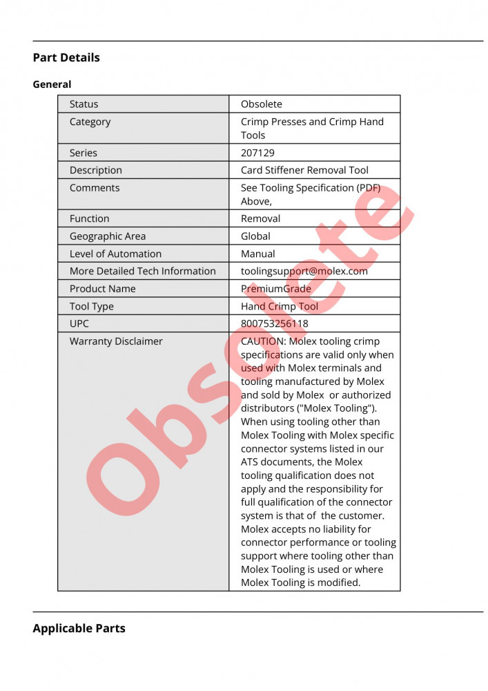 Tooling document page 2