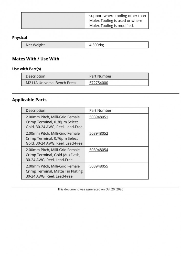 MOLEX 573153700 product document preview, page 3