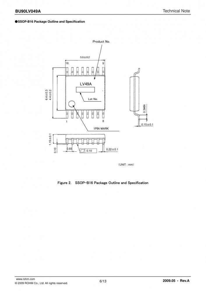 BU90LV049A-E2 datasheet page 6