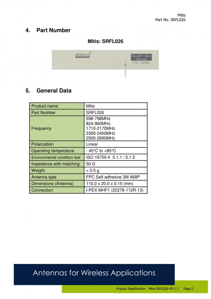 SRFL026-200 datasheet page 2