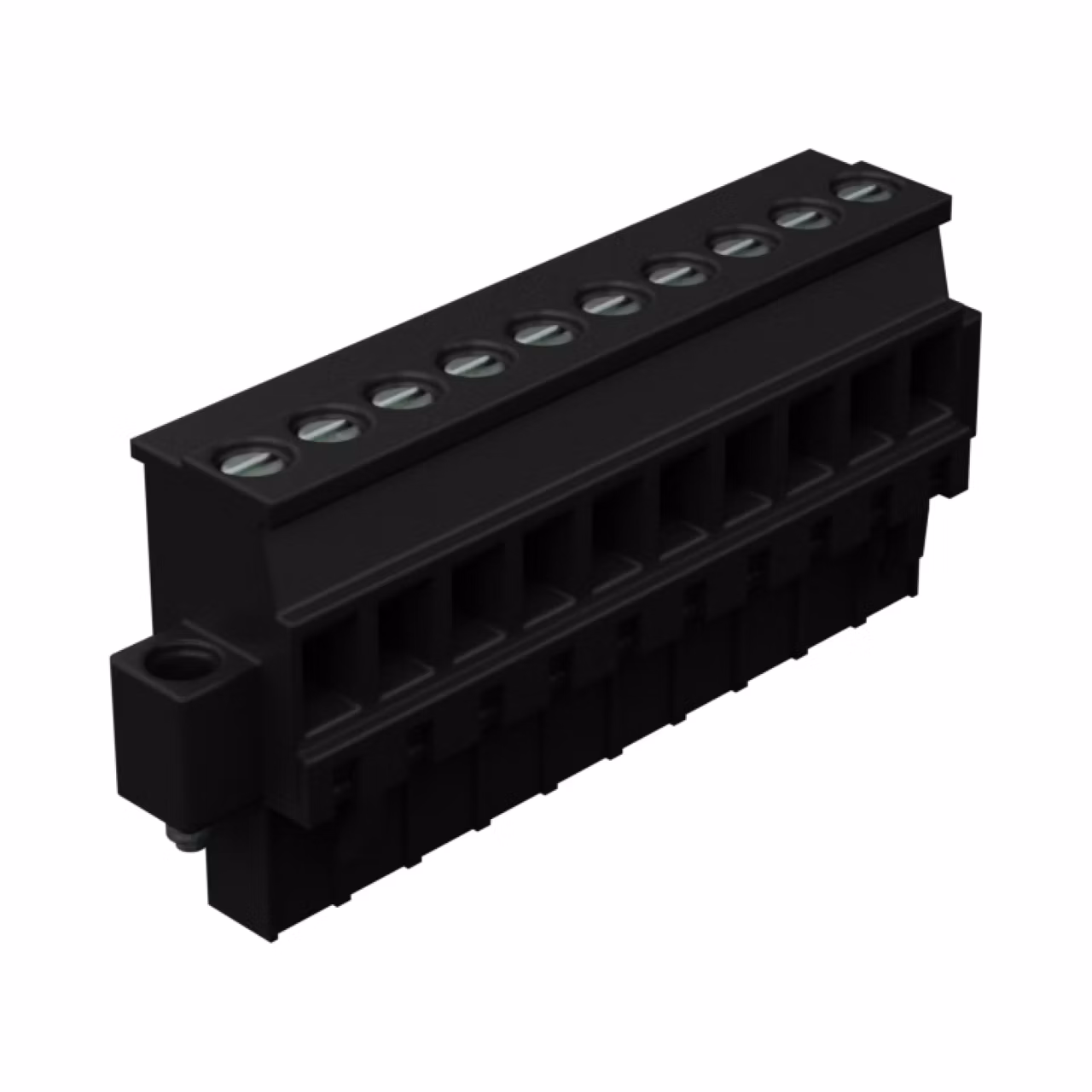 5.00mm Pitch Eurostyle Vertical Plug, with Retention Screws, Front Wire Entry, 10 Circuits for sale