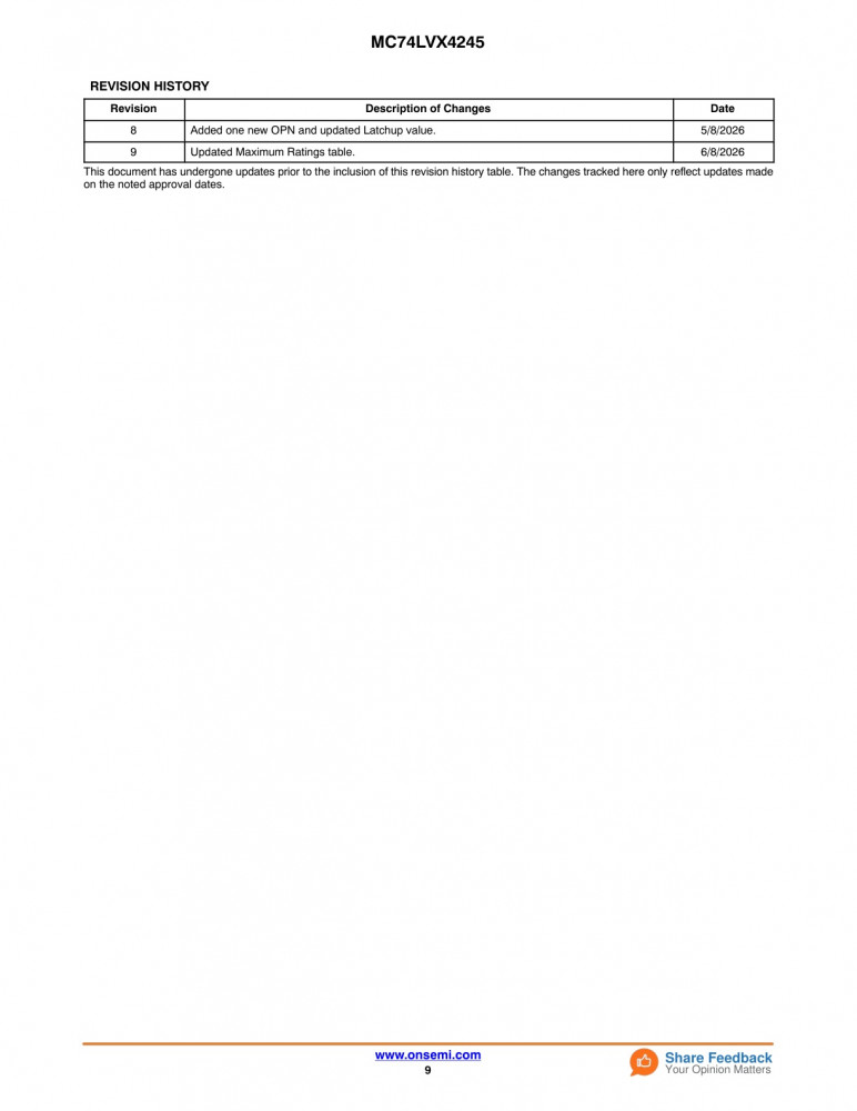 MC74LVX4245 technical document, page 9