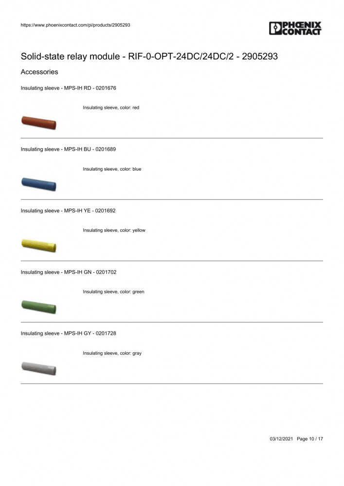 2905293 datasheet page 10