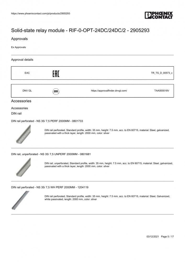 2905293 datasheet page 5