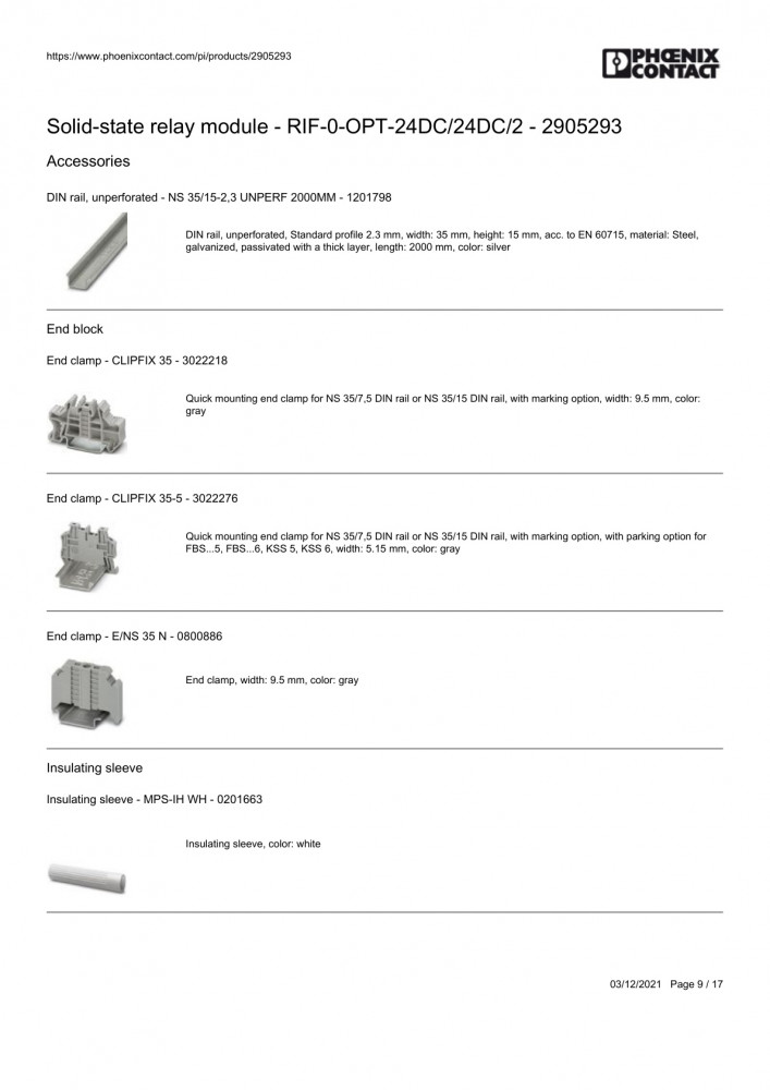 2905293 datasheet page 9