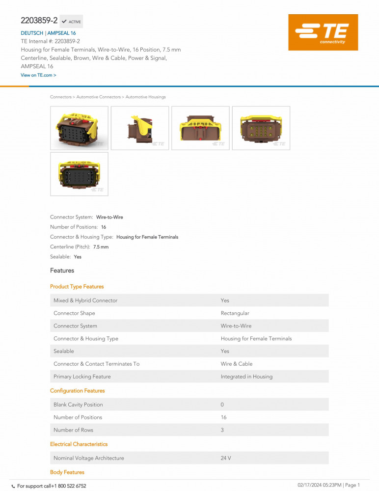 2203859-2 technical document page 1