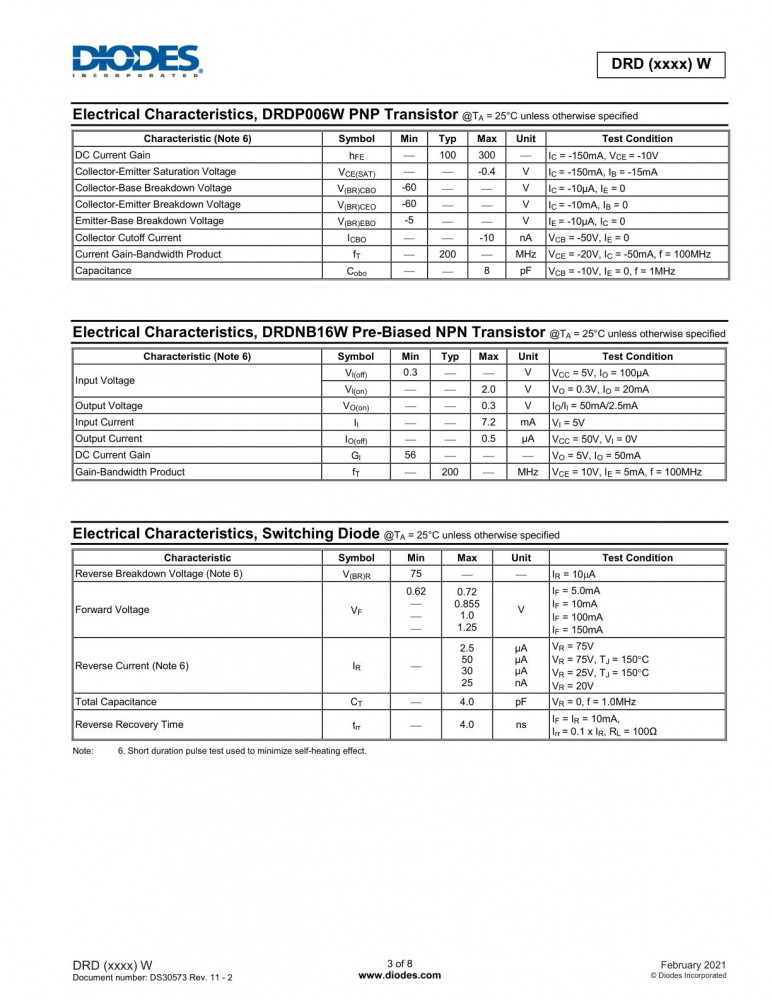DRDNB16W-7 datasheet, page 3