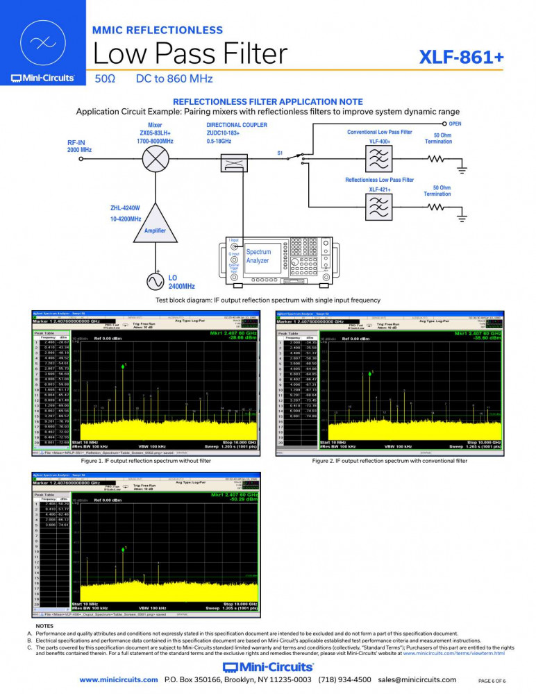 XLF-861+ technical document page 6