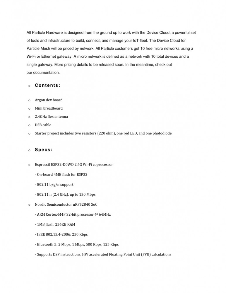 Particle Argon documentation page 2