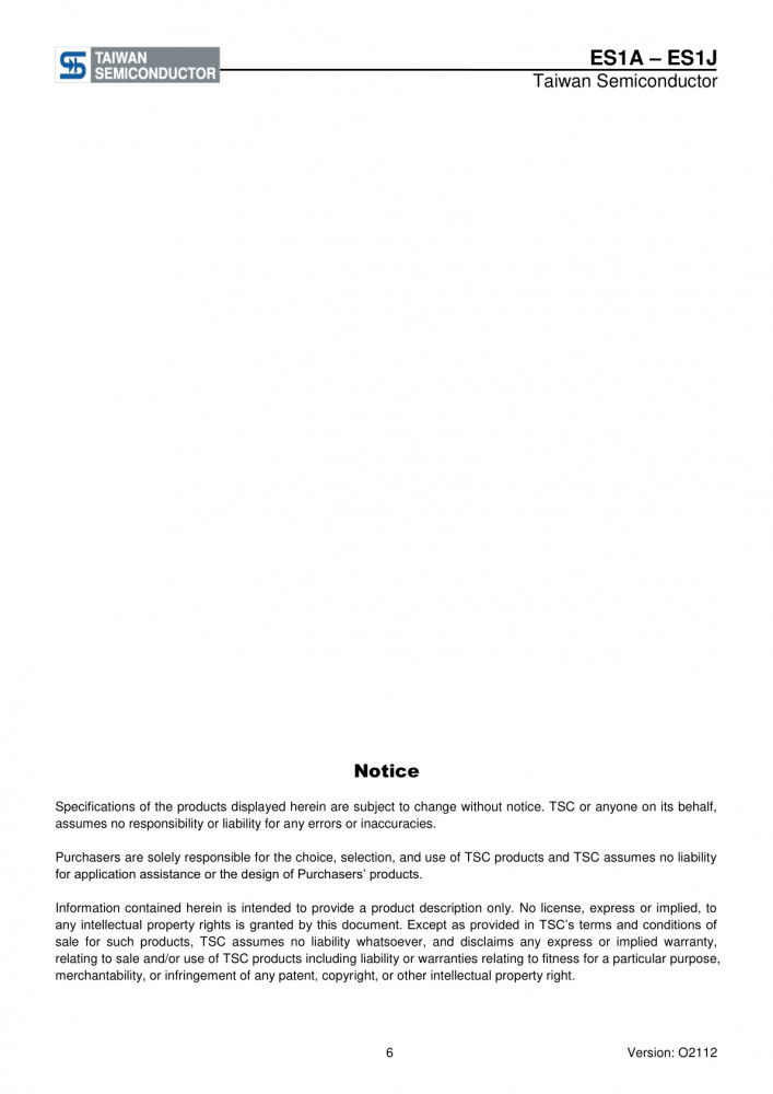 ES1F datasheet page 6