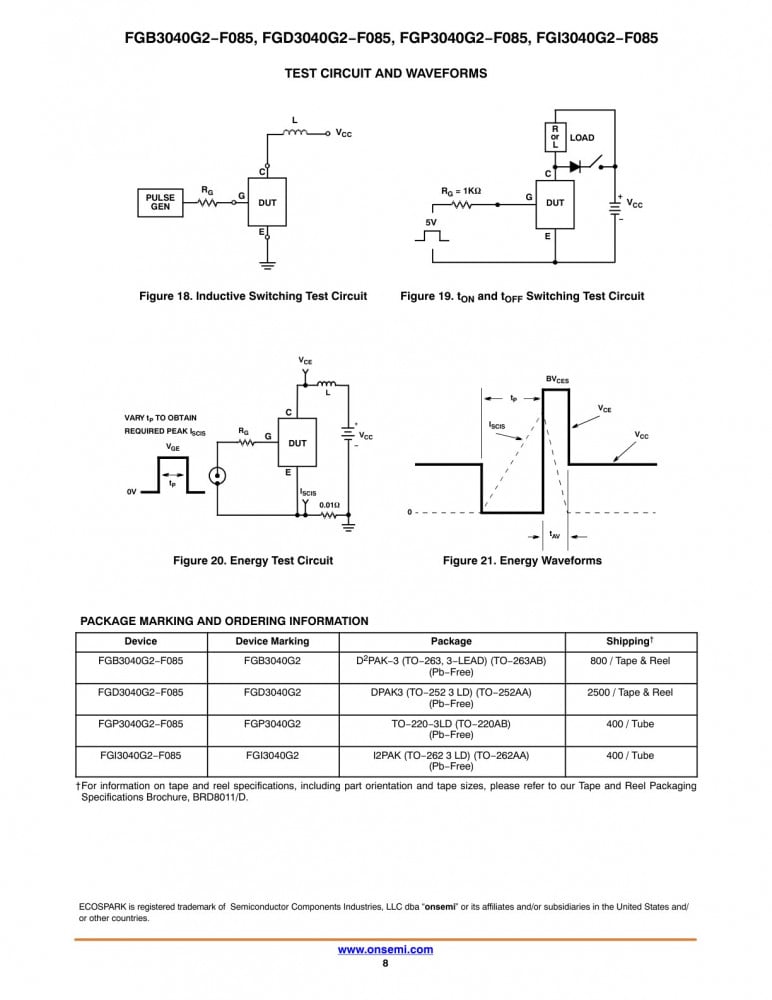 FGP3040G2-F085 datasheet page 8