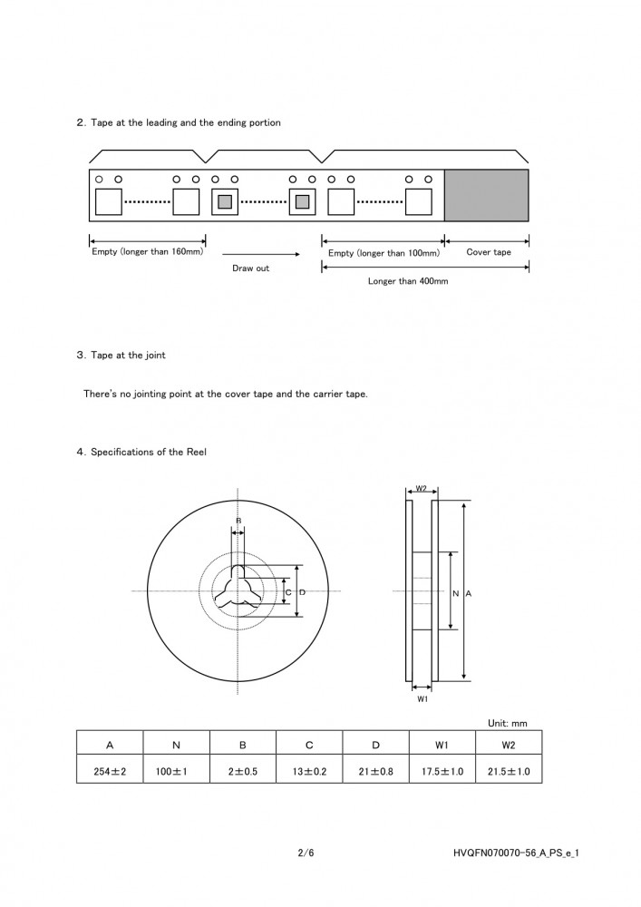 AK8463VN quality document, page 3