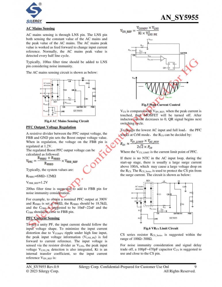 SY5955FFP datasheet page 9