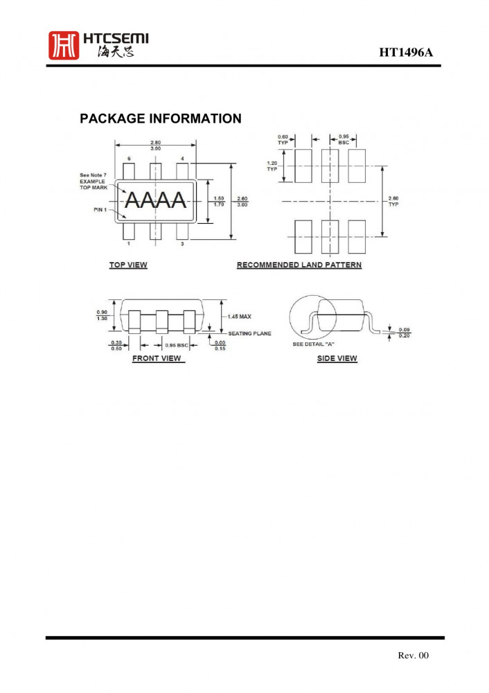 HT1496ARTZ datasheet page 10