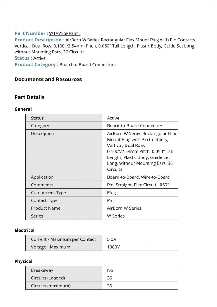 WTAV36PF3SYL technical document image 1