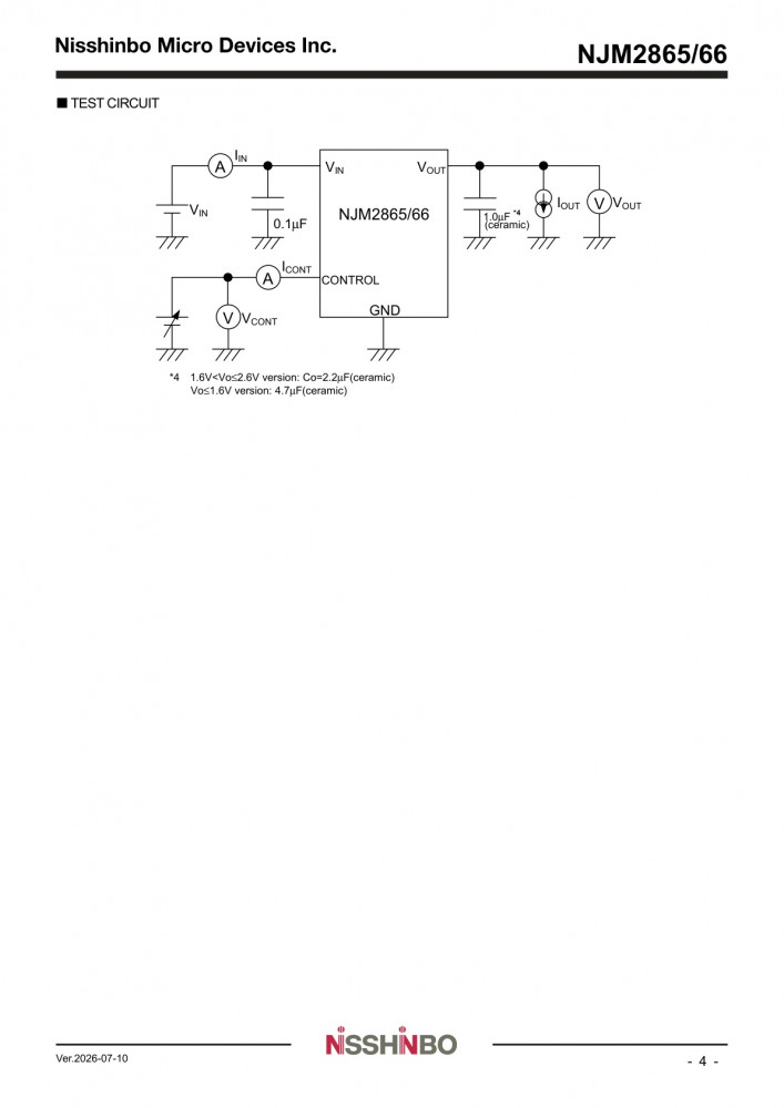 NJM2866 datasheet page 4