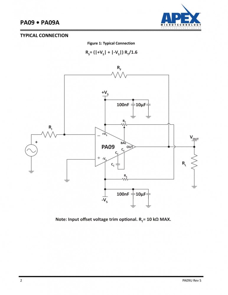 PA09 datasheet page 2