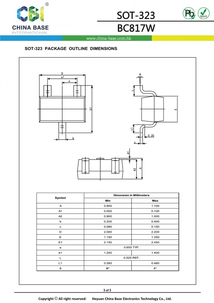 BC817-40W datasheet page 3