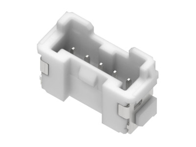 2.00mm Pitch, Micro-Lock Plus PCB Header, Single Row, Vertical, Surface Mount, 0.76µm Gold Plating, Positive Lock, with Pick-and-Place Tape, 5 Circuits, Low-Halogen, Low-Halogen, Natural (White)