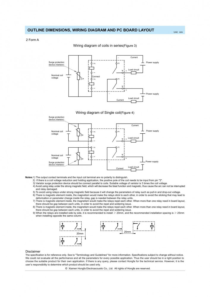 HF158F-V datasheet page 6