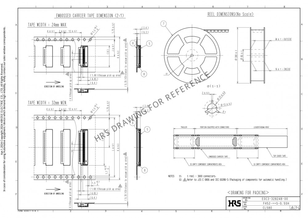 HRS FH52 datasheet page 3