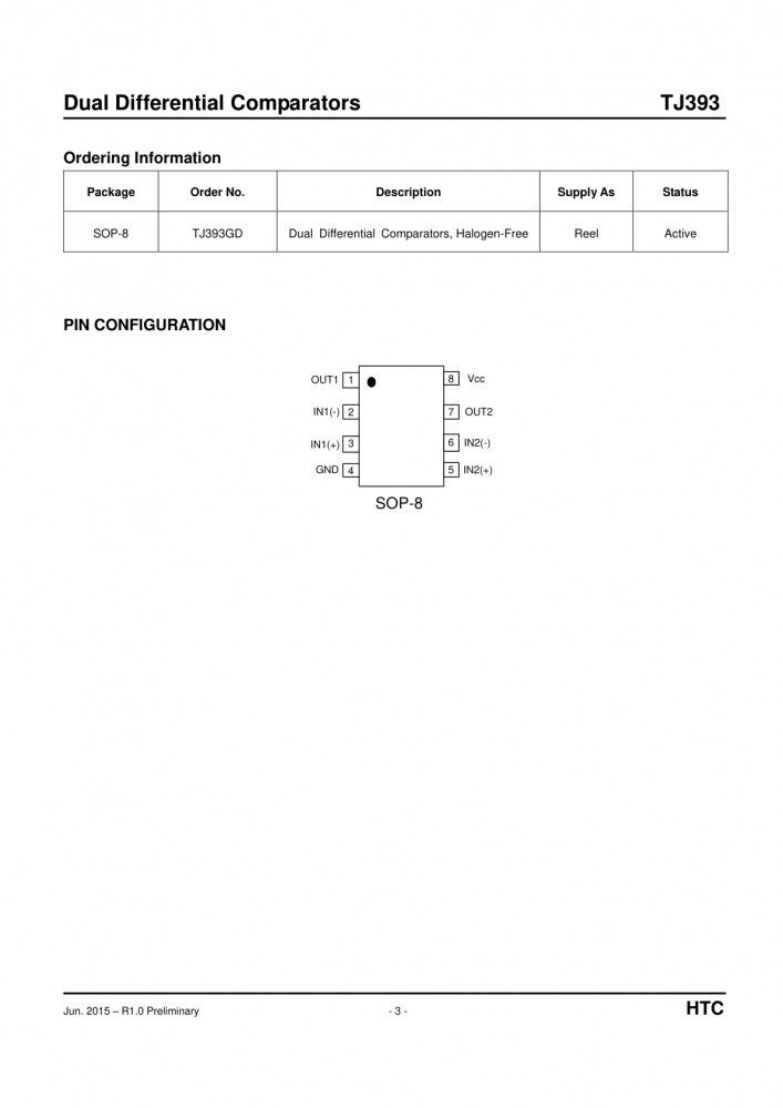 TJ393GD technical document page 3