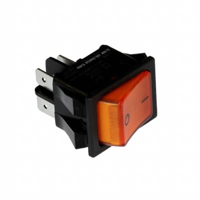 E-Switch RR3130BBLKBLKFS Rocker Switch