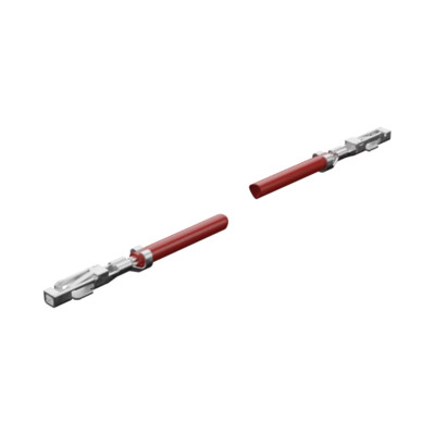 Pre-Crimped Lead iGrid Female-to-iGrid Female, Tin (Sn) Plating, 450.00mm Length, 22 AWG, Red for sale