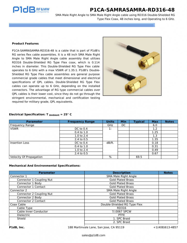 P1CA-SAMRASAMRA-RD316-48 technical document page 1